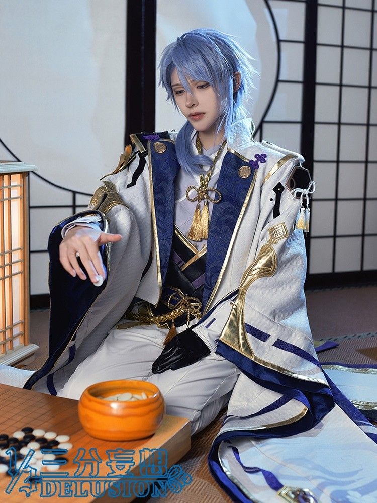 Ayato COS + SWORD + WIG + SHOE FULL SET COSPLAY COSTUME 1/3 Delusion ...