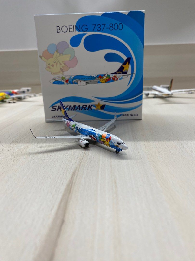 1:400 Phoenix Boeing 737-800 Skymark pokemon jet JA73NG, Hobbies & Toys ...