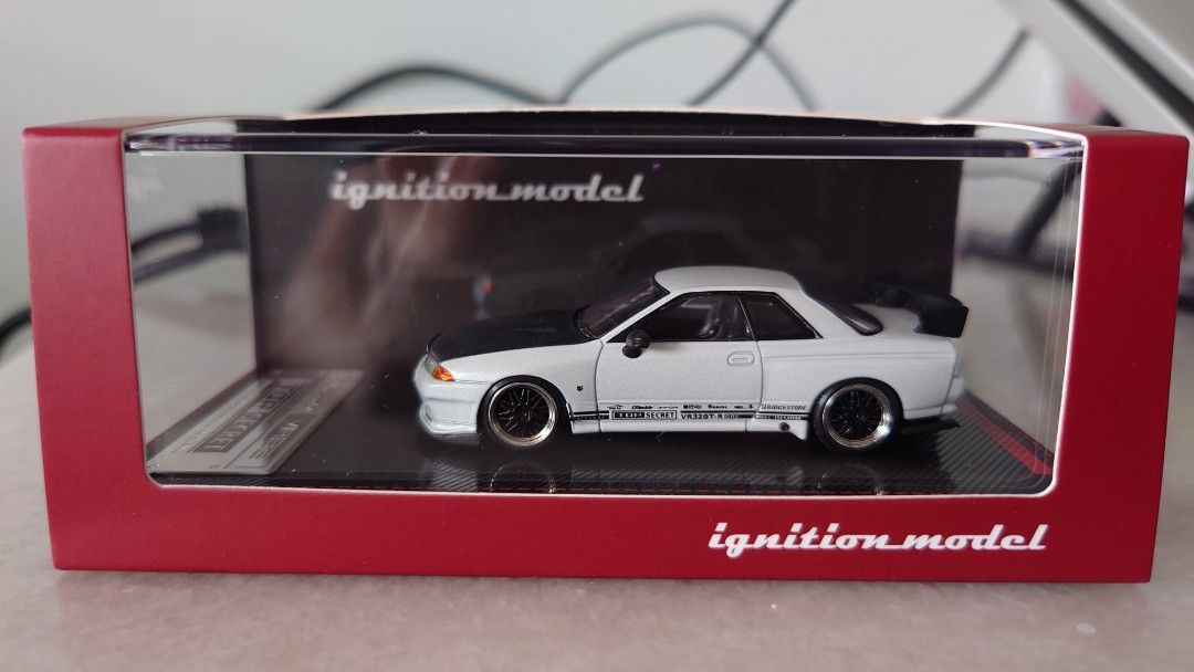 1/64 Ignition Model Nissan Skyline GT-R R32 Top Secret VR32 matte gold white purple, Hobbies ...