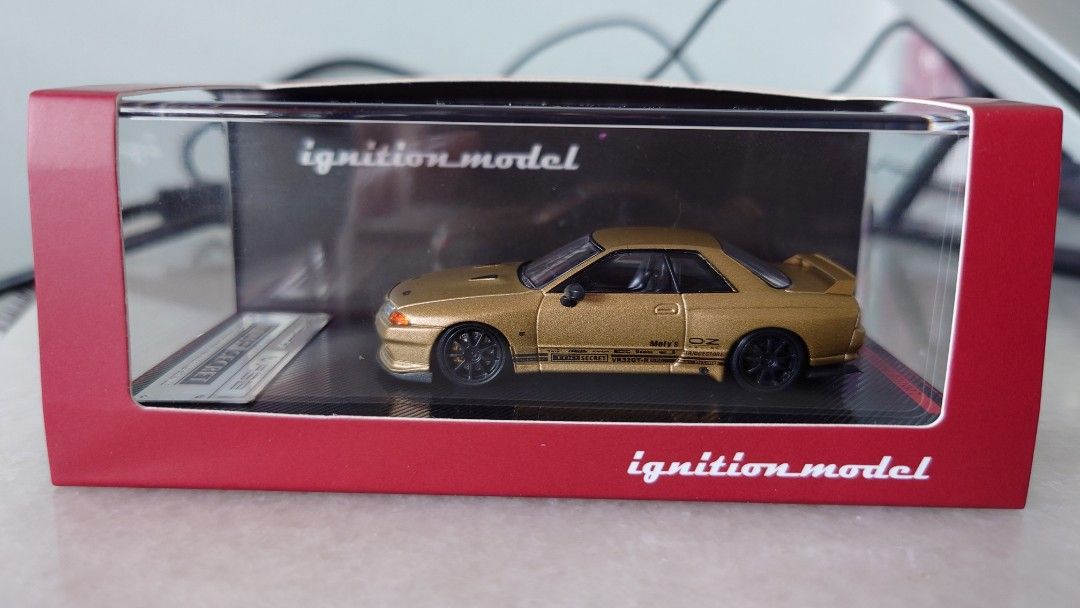 1/64 Ignition Model Nissan Skyline GT-R R32 Top Secret VR32 matte gold white purple, Hobbies ...