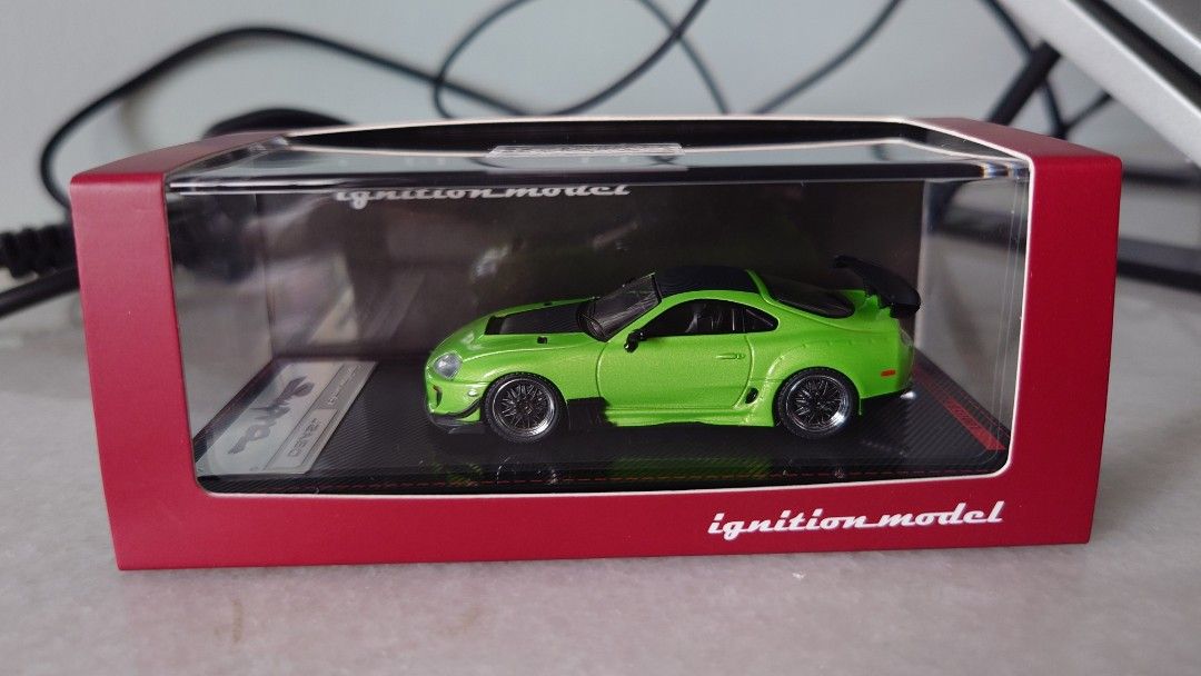 1/64 Ignition Model Toyota Supra JZA80 RZ green metallic Miyazawa Mokei ...