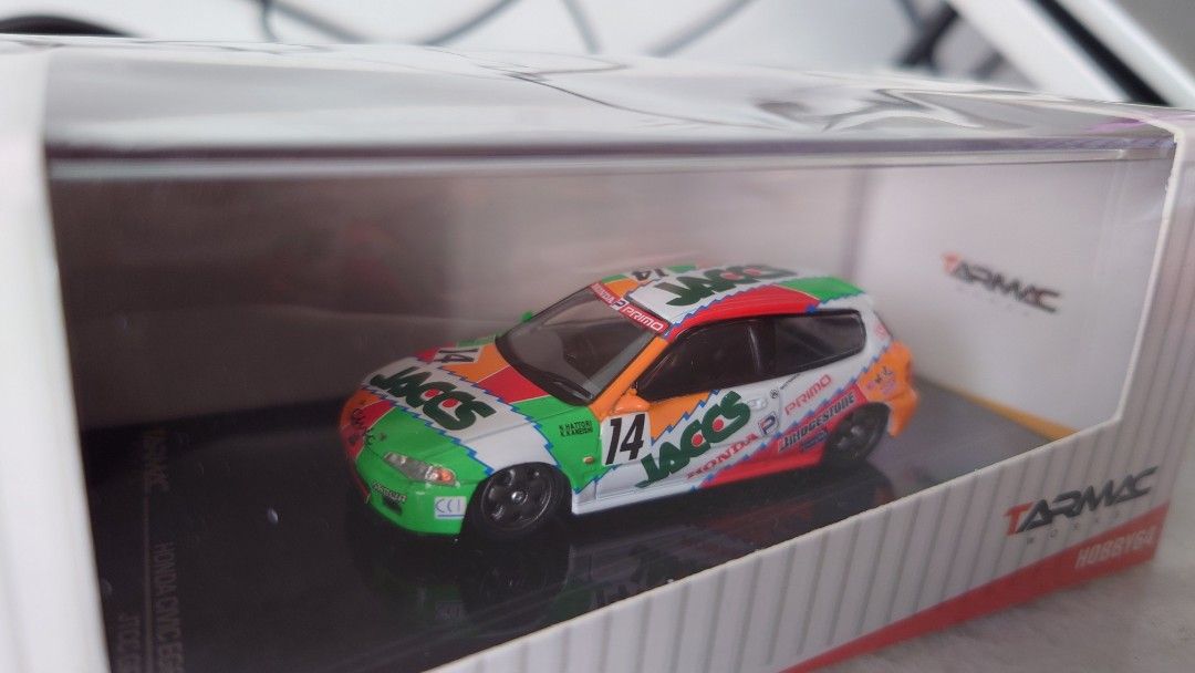 1/64 Tarmac Works Honda Civic EG6 JACCS Gr.A Racing T12-JA, Hobbies ...