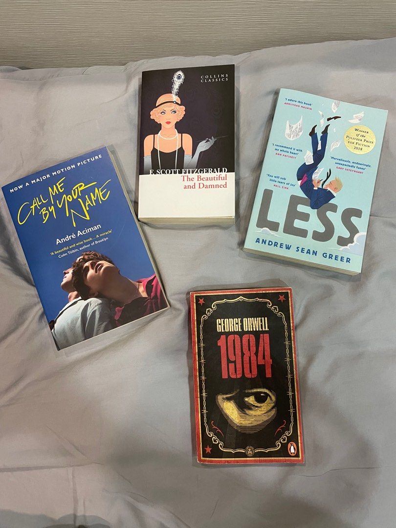 1984, beautiful & dammed, call me by your name, less, Hobbies & Toys ...