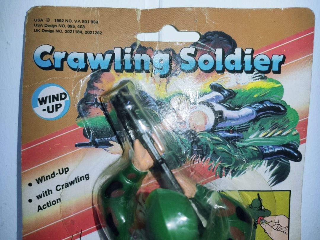 1992 WIND UP CRAWLING SOLDIER, Hobbies & Toys, Toys & Games on Carousell