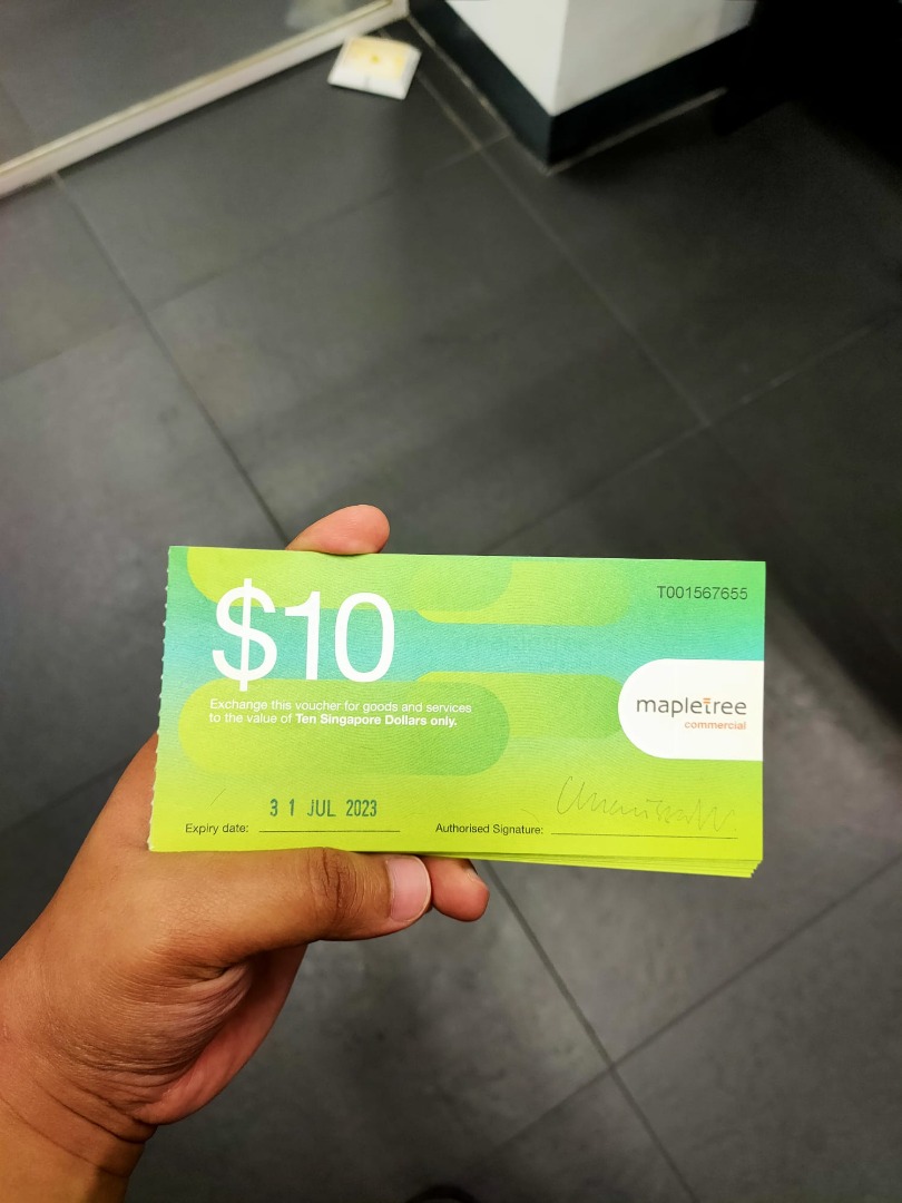 $200 worth of Mapletree Voucher, Tickets & Vouchers, Vouchers on Carousell