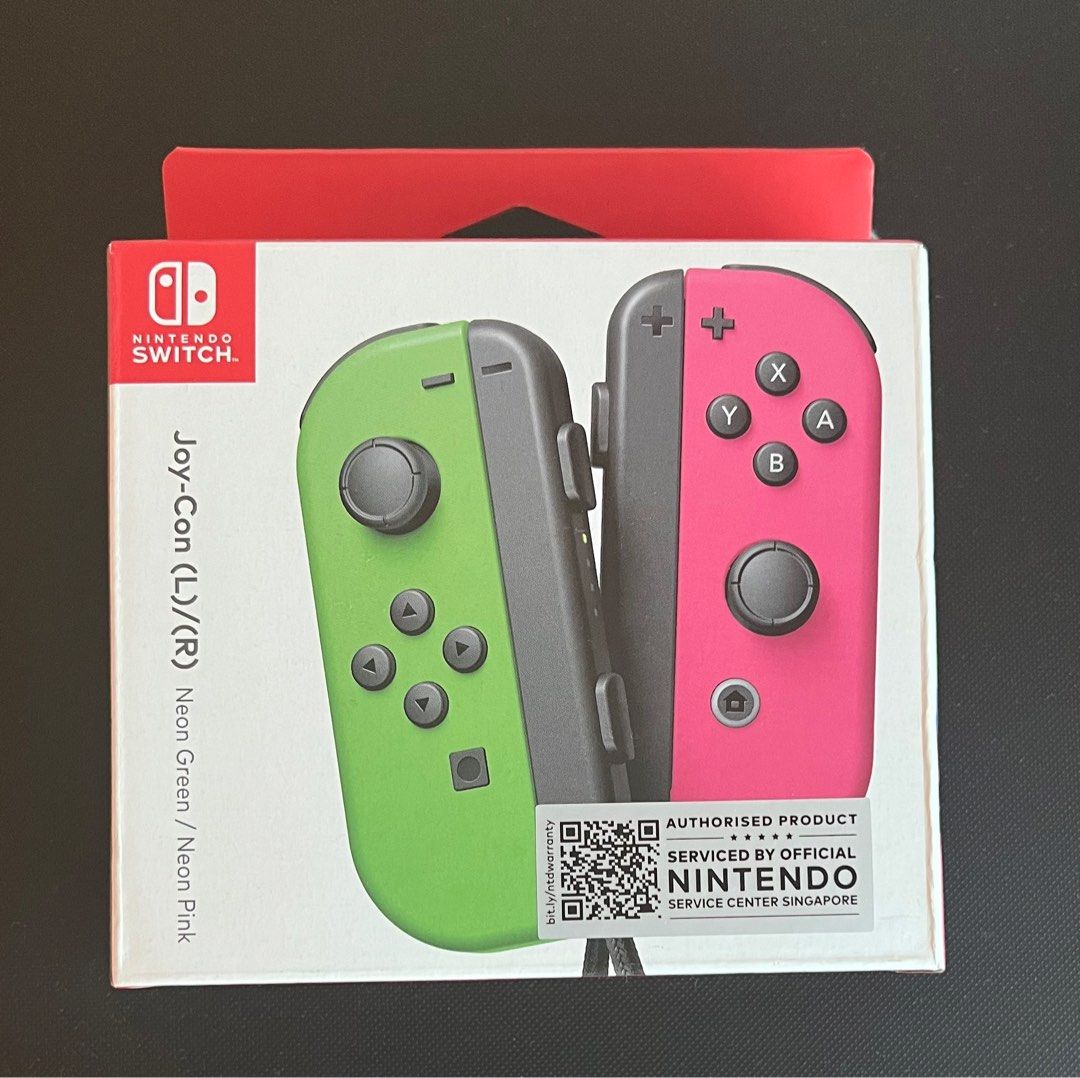 2 Nintendo Switch controllers Joy Con Original, Video Gaming, Gaming ...