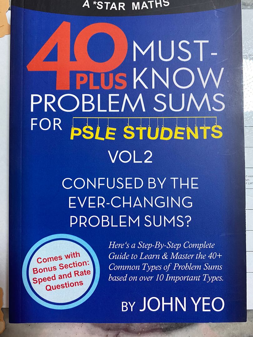 40 Must Know Problem Sums, Hobbies & Toys, Books & Magazines ...