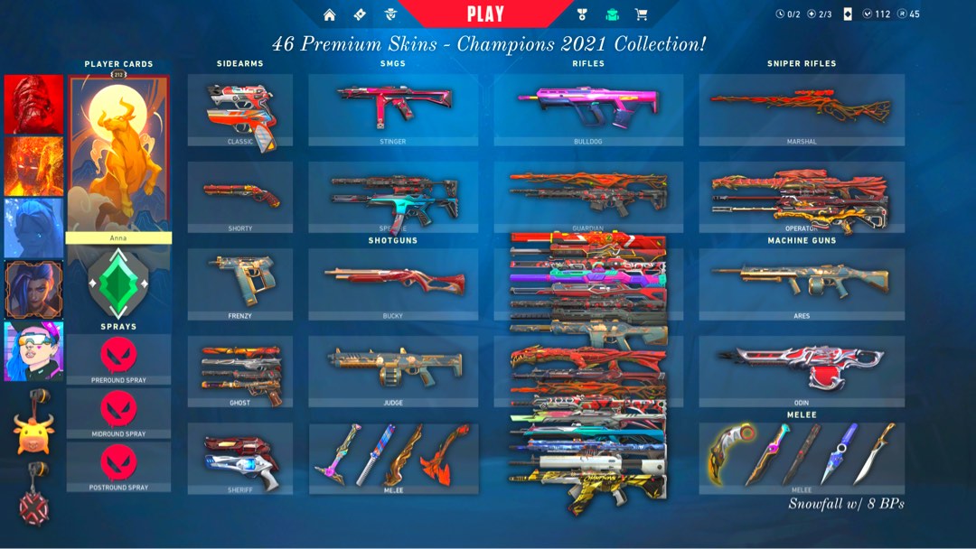 46 PREMIUM SKIN VALORANT ACCOUNT!, Video Gaming, Gaming Accessories ...