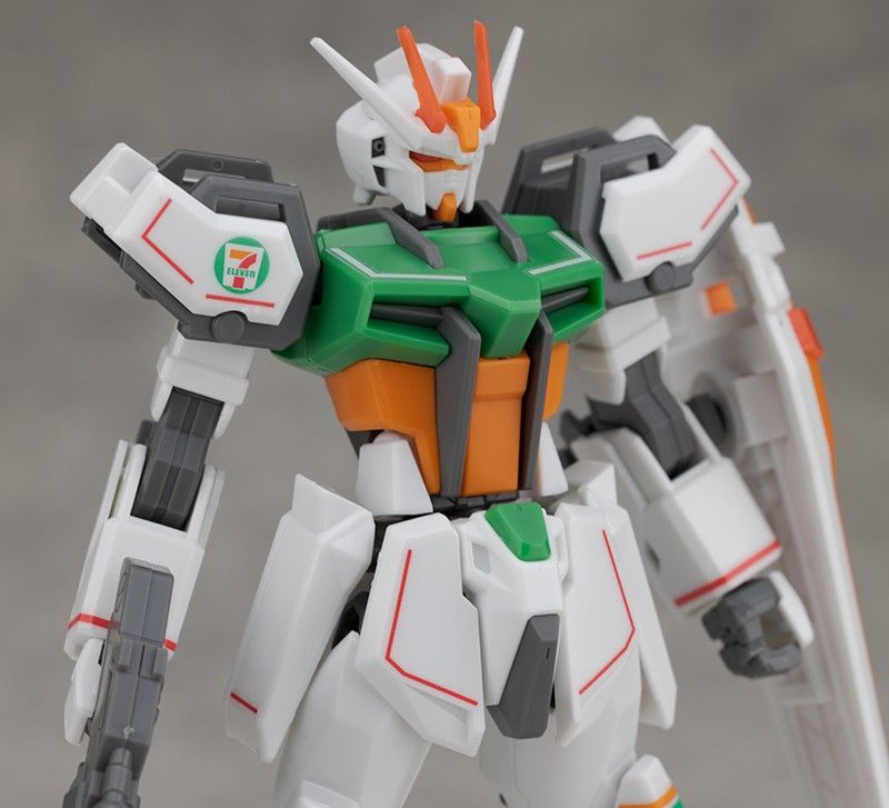 7-Eleven X Gundam Strike gundam 711 Color EG 1/144 Gunpla Model kit ...
