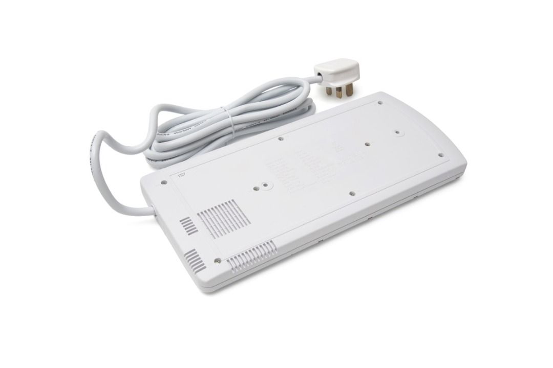 豐葉牌8拉拖板帶獨立開關(雙排) FYM 8 x 13A Extension socket outlet S908, 家庭電器, 轉插器及插頭 ...