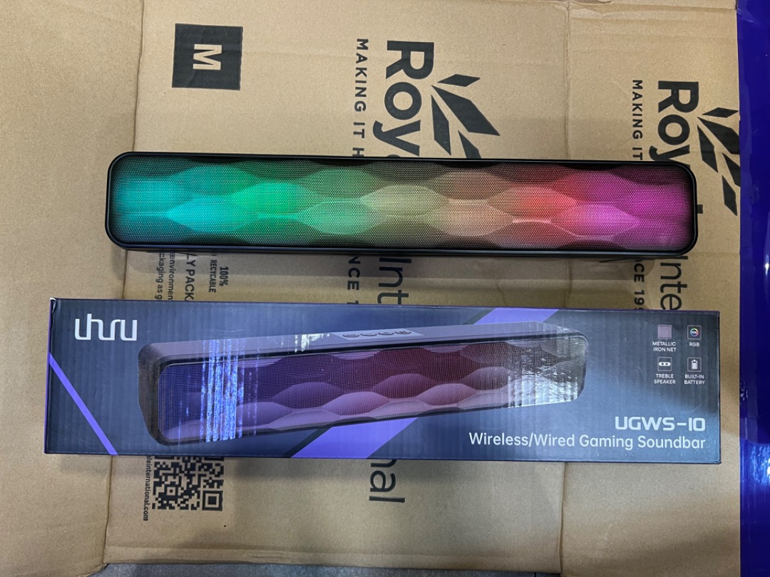 99.5% UHURU RGB 電競電腦 Soundbar UGWS-10, 音響器材, Soundbar、揚聲器、藍牙喇叭、耳擴 ...