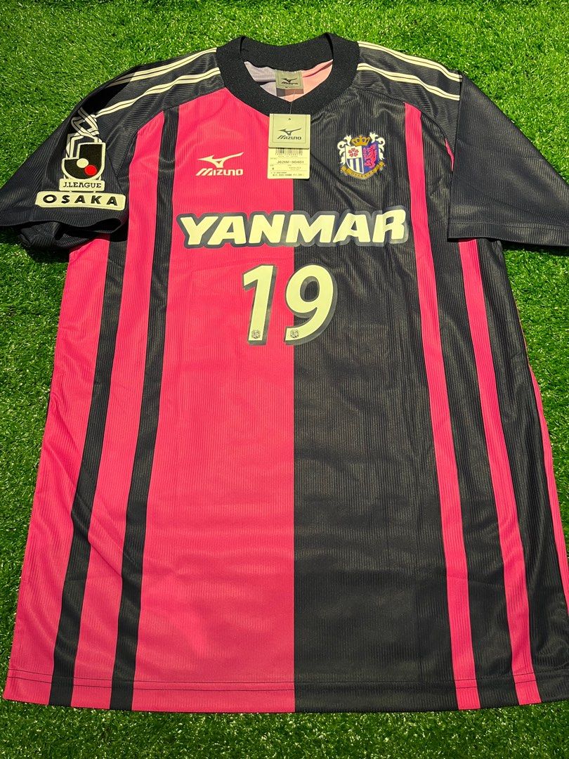 日本大阪櫻花主場短袖球衣波衫成人中碼 石神直哉 Isagami, 男裝, 運動服裝 - Carousell