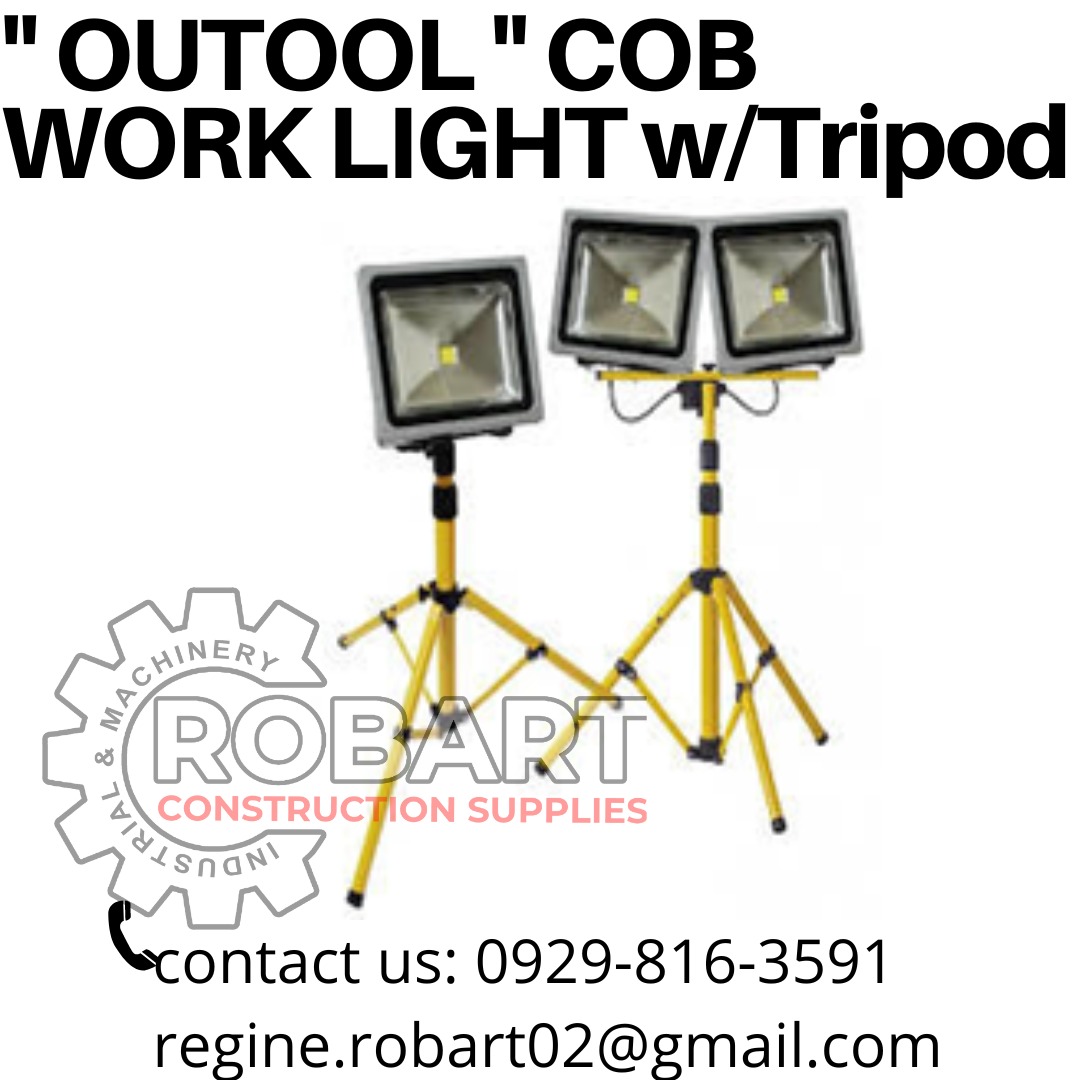 " OUTOOL " COB WORK LIGHT w/Tripod, Commercial & Industrial ...