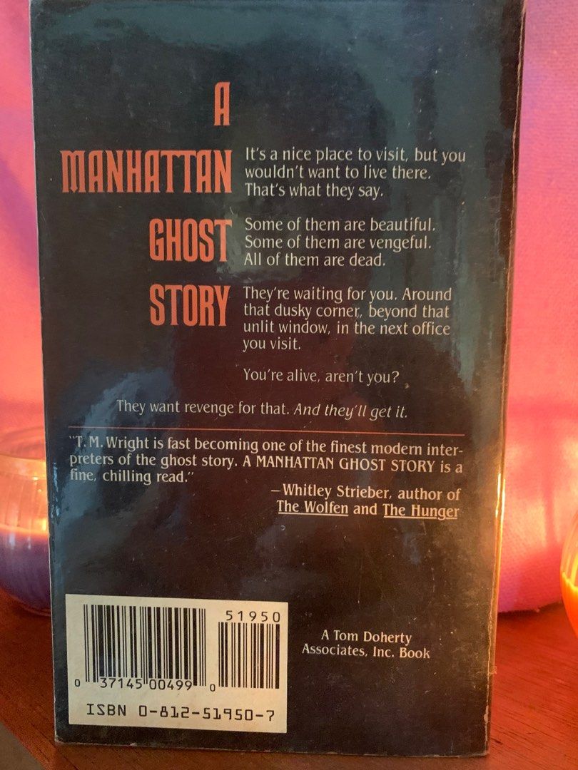 A Manhattan Ghost Story by T. M. Wright | Suspense Novel | Fiction ...