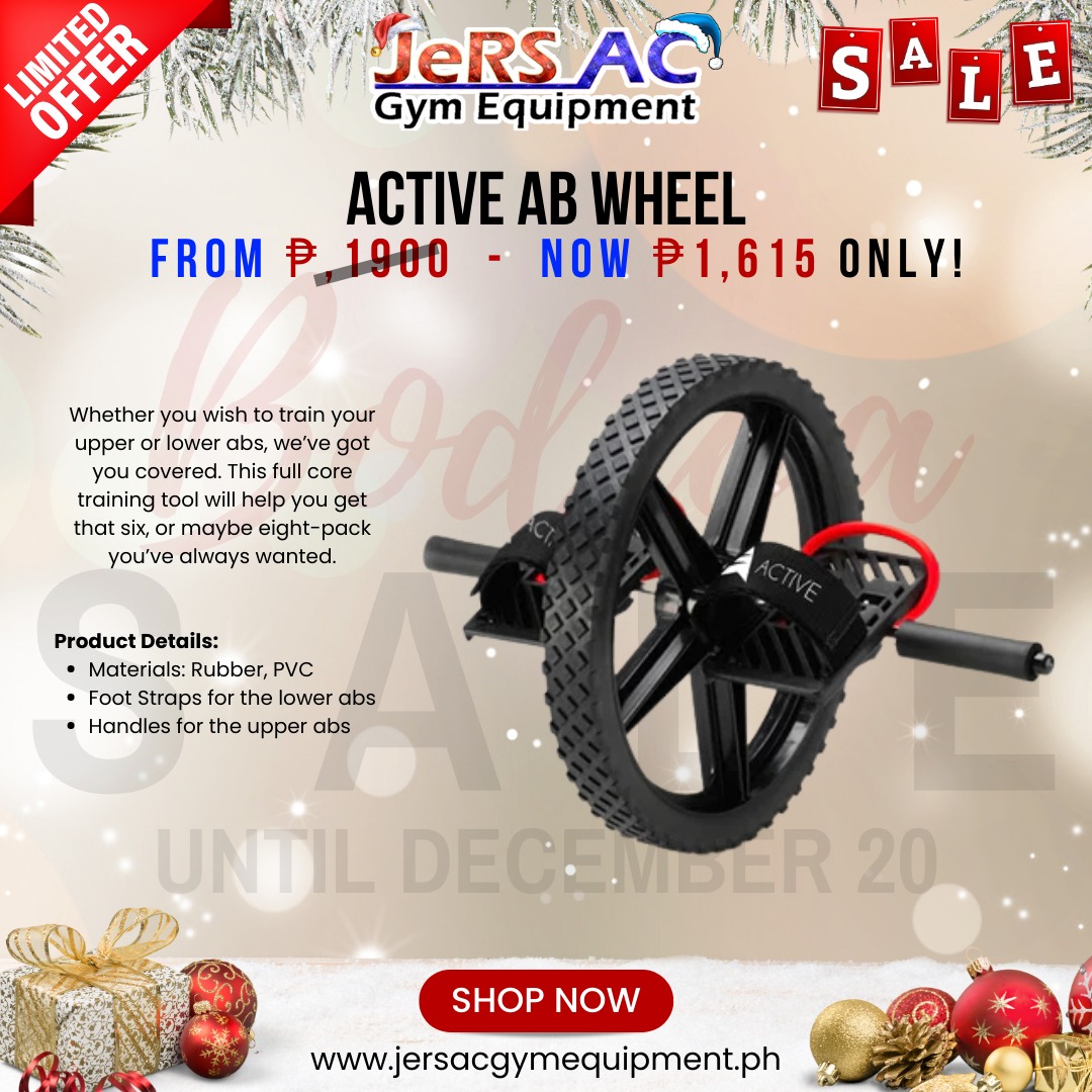 Active AB Wheel, Sports Equipment, Exercise & Fitness, Cardio & Fitness ...