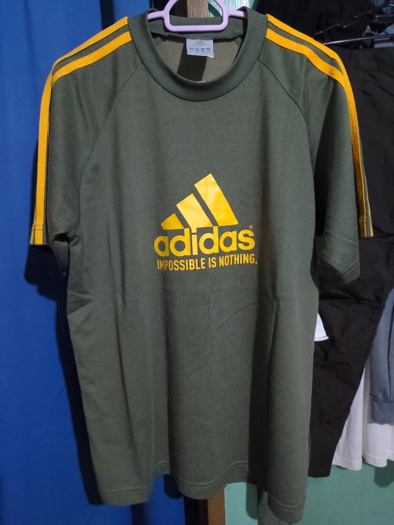 Adidas Impossible is Nothing shirt, Men's Fashion, Tops & Sets, Tshirts ...
