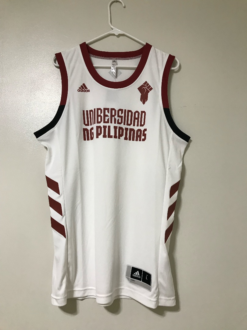 Adidas UP Fighting Maroons Jersey, Men's Fashion, Activewear on Carousell
