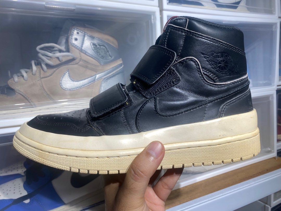 Promosi RAYA!!!! AIR JORDAN 1 double strap AJ1, Men's Fashion, Footwear ...