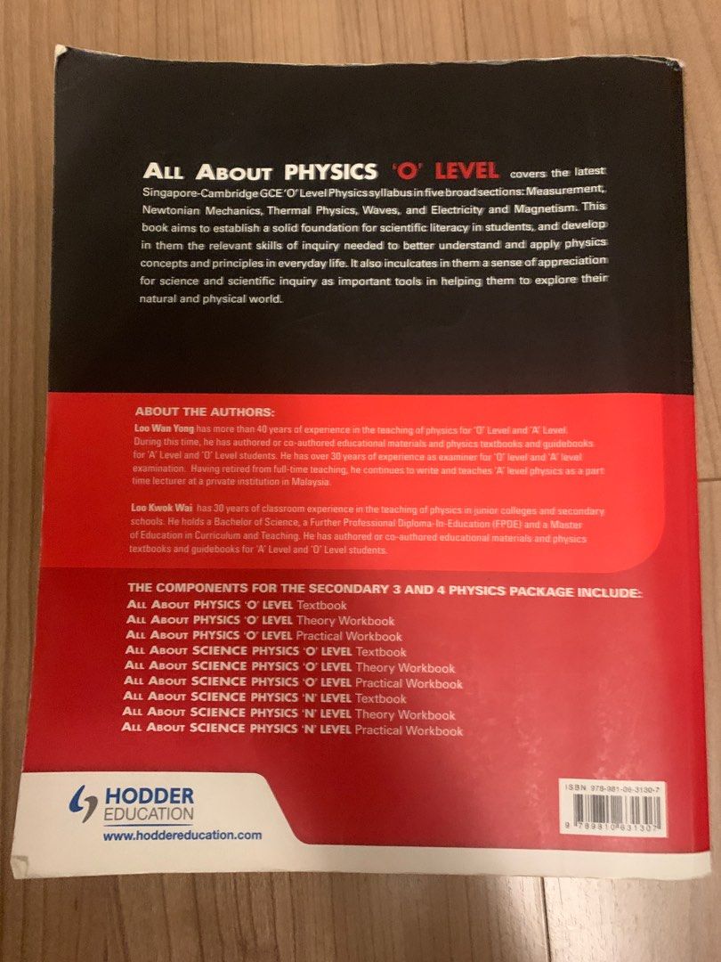 All about physics olvl txtbook, Hobbies & Toys, Books & Magazines ...