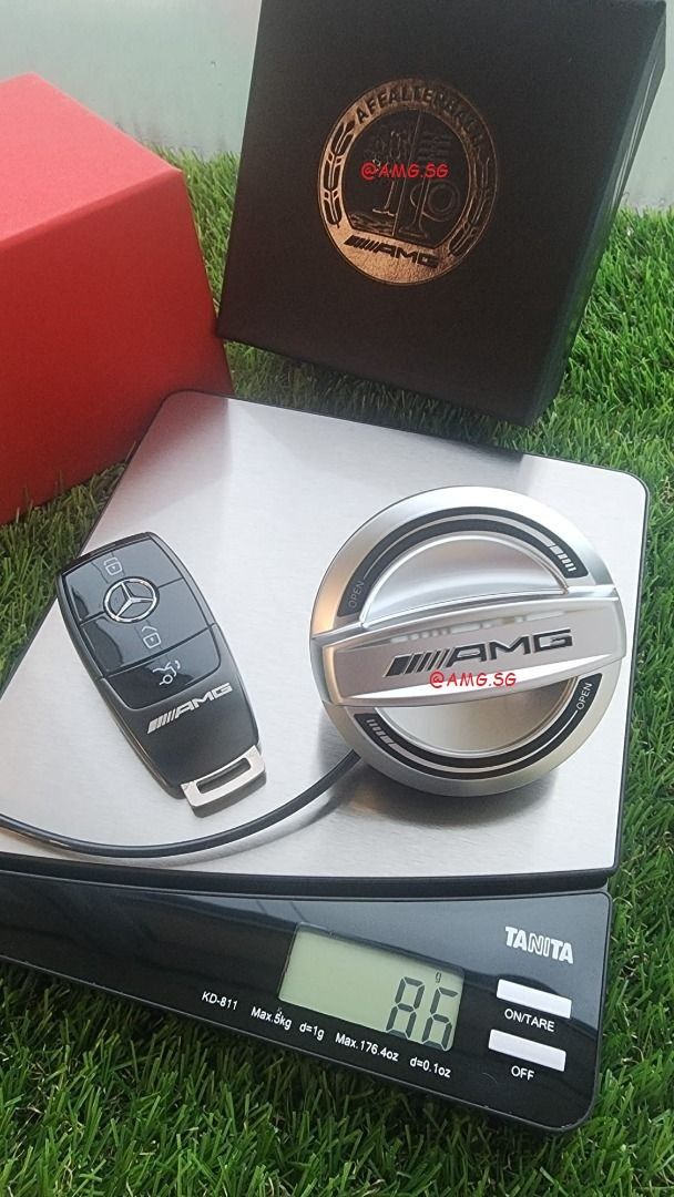 AMG Fuel Filler Cap Chrome Genuine Original Mercedes-AMG, Car ...