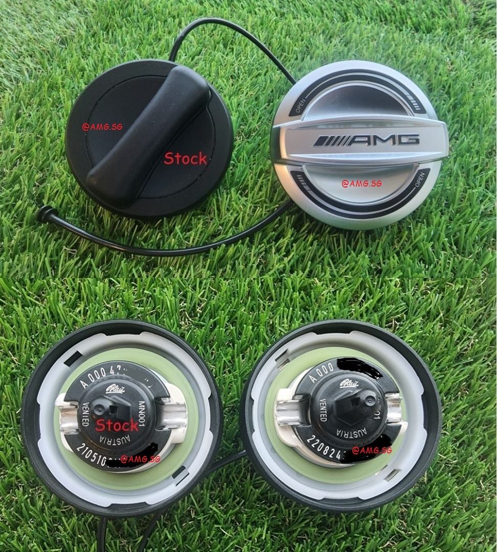 AMG Fuel Filler Cap Chrome Genuine Original Mercedes-AMG, Car ...
