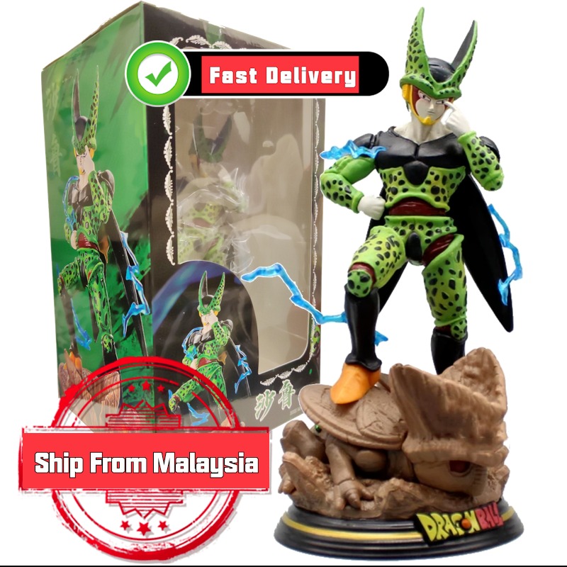 Anime Dragon Ball Z Perfect Cell Action Figure 18.5cm Luminous PVC ...