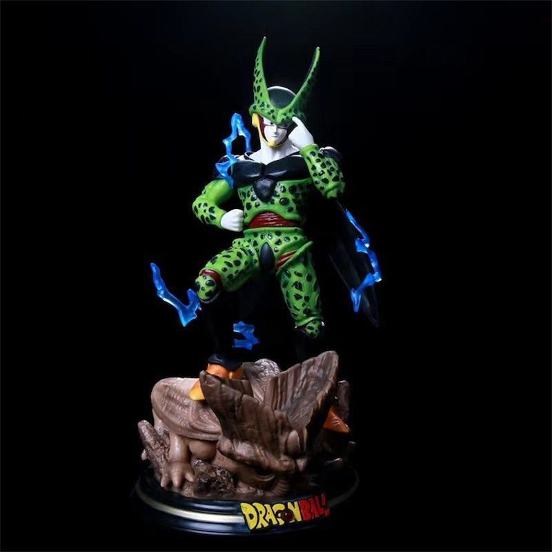 Anime Dragon Ball Z Perfect Cell Action Figure 18.5cm Luminous PVC ...