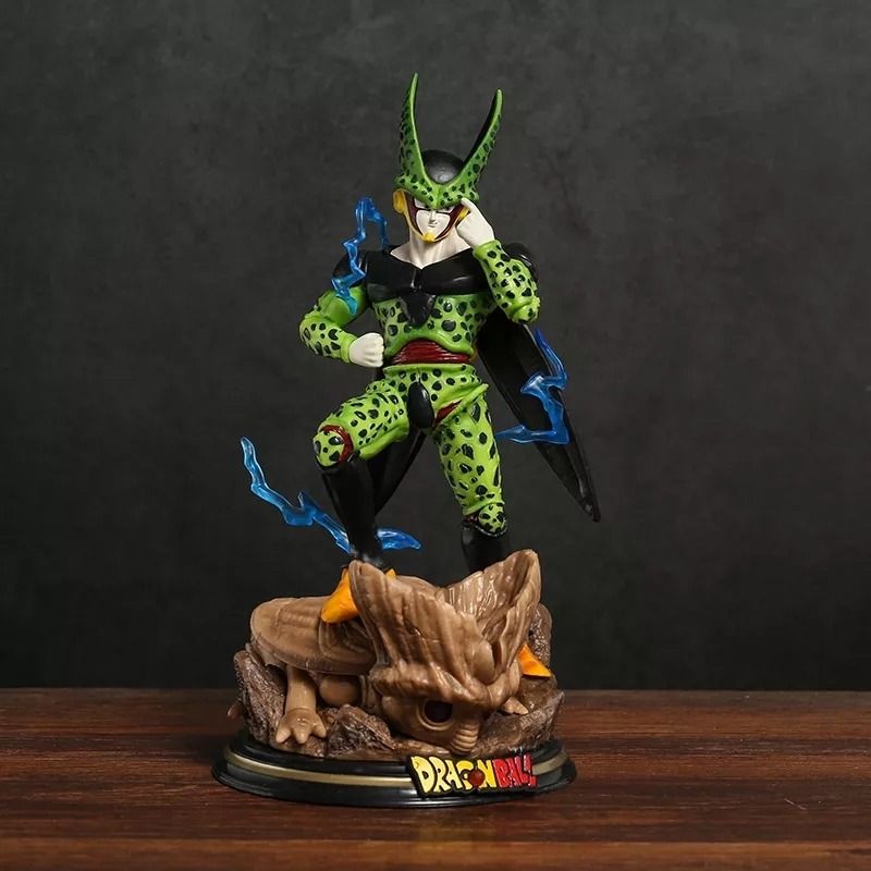 Anime Dragon Ball Z Perfect Cell Action Figure 18.5cm Luminous PVC ...
