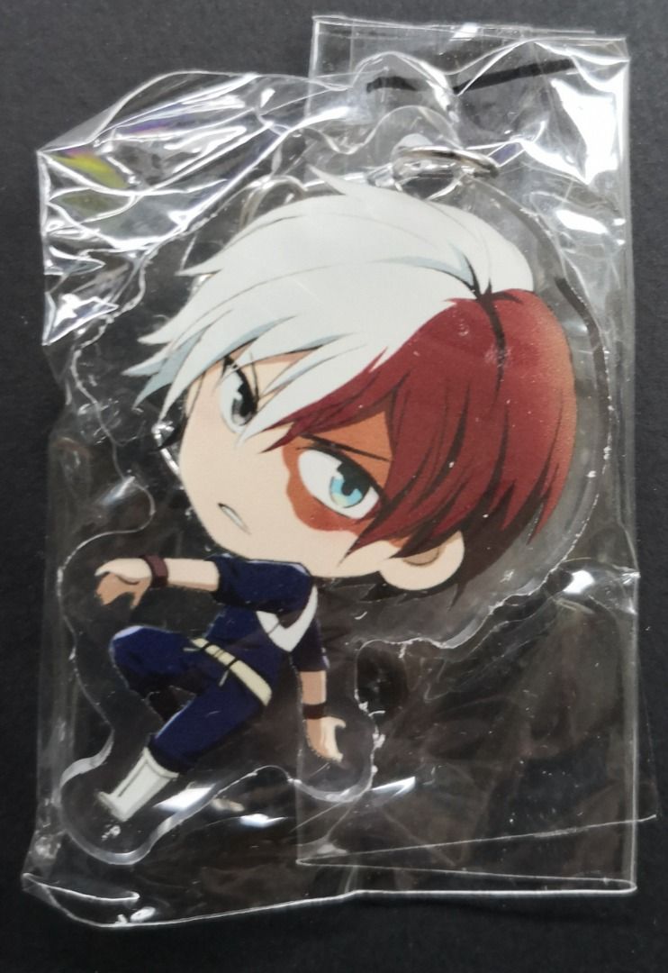 Anime keychains: BNHA/MHA [Midoriya, Todoroki and Bakugou], Hobbies ...