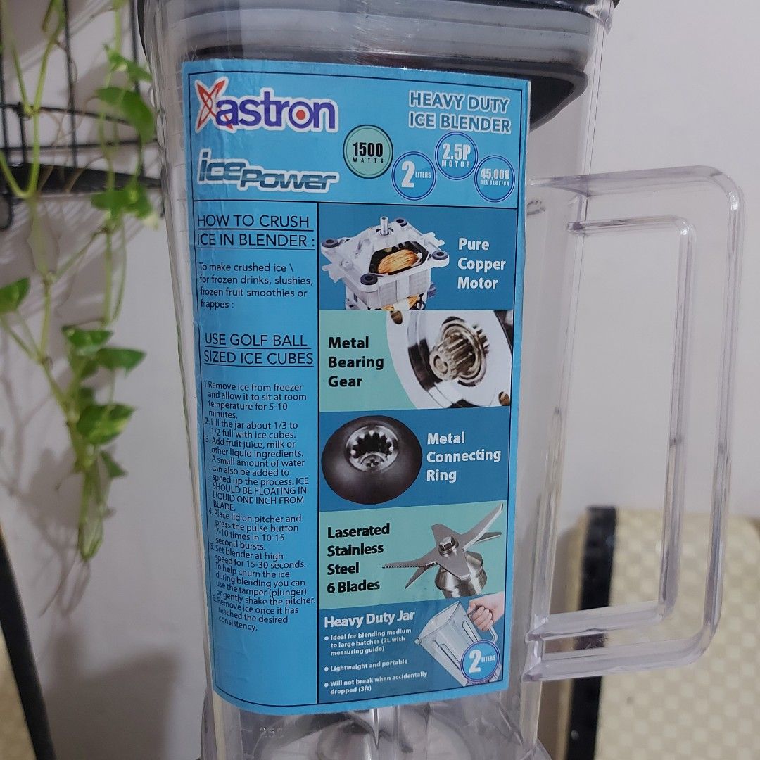 Astron HEAVY DUTY BLENDER, TV & Home Appliances, Kitchen Appliances ...