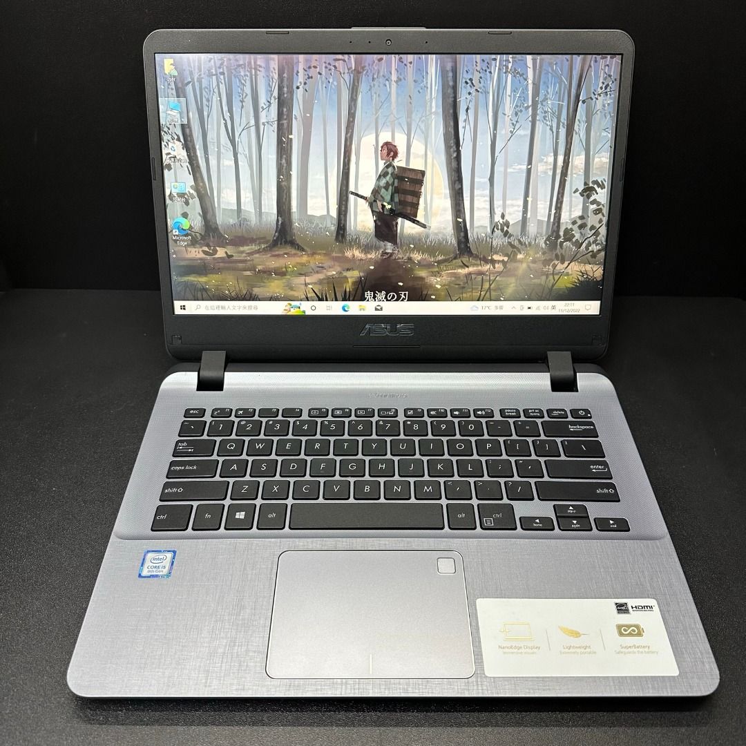 ASUS X407 ( i5 8代 / 8GB RAM / 256GB SSD / 14吋 )【】#筆電 文書 LAPTOP NOTEBOOK ...