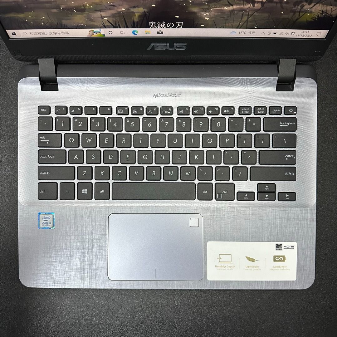 ASUS X407 ( i5 8代 / 8GB RAM / 256GB SSD / 14吋 )【】#筆電 文書 LAPTOP NOTEBOOK ...
