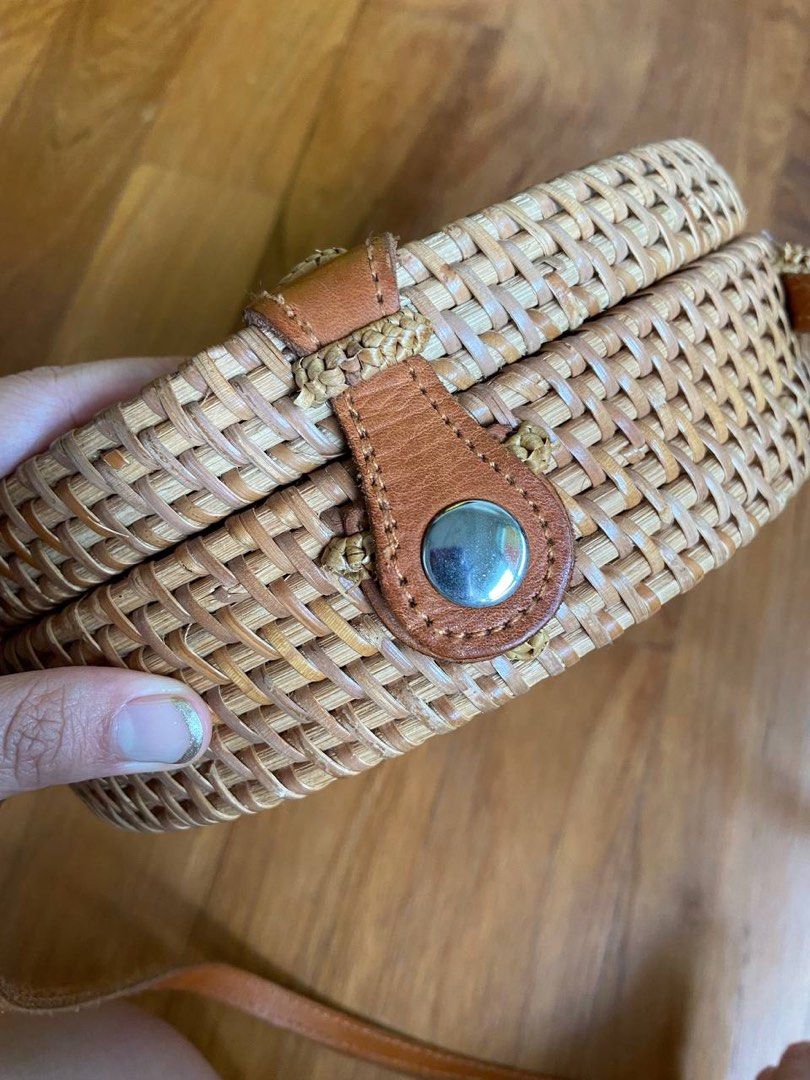ATA Rattan crossbody sling Bag, Women's Fashion, Bags & Wallets, Cross ...