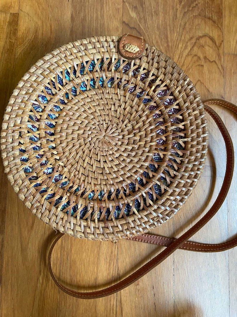 ATA Rattan crossbody sling Bag, Women's Fashion, Bags & Wallets, Cross ...