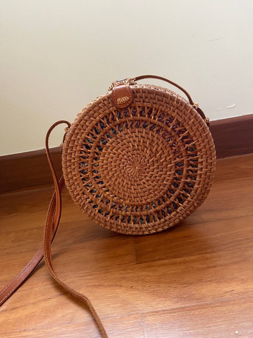 ATA Rattan crossbody sling Bag, Women's Fashion, Bags & Wallets, Cross ...