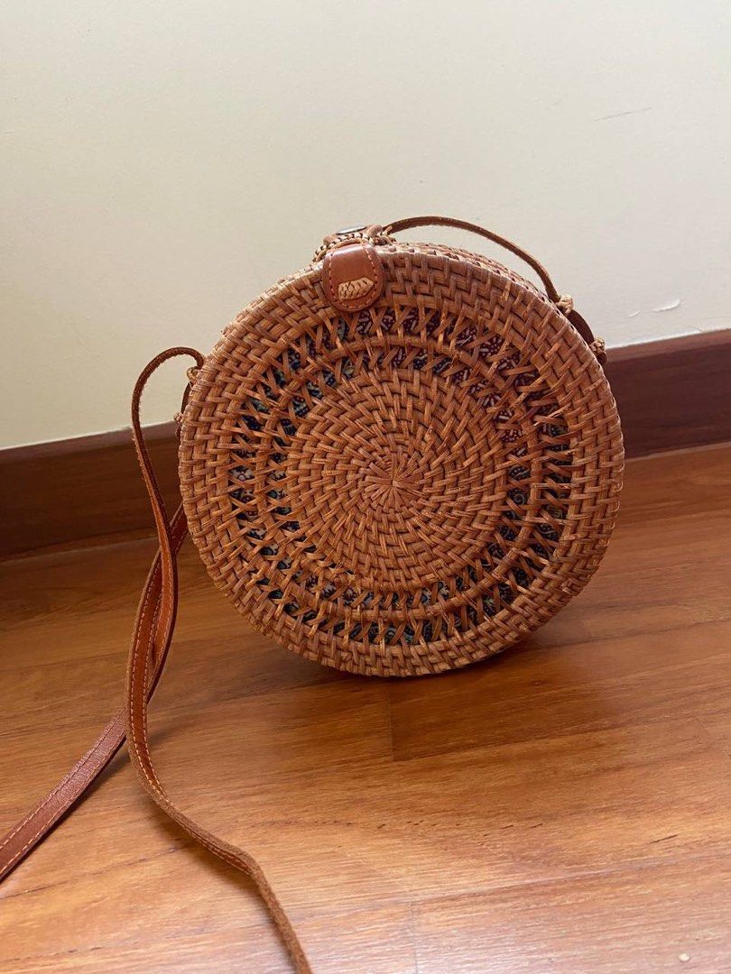 ATA Rattan crossbody sling Bag, Women's Fashion, Bags & Wallets, Cross ...