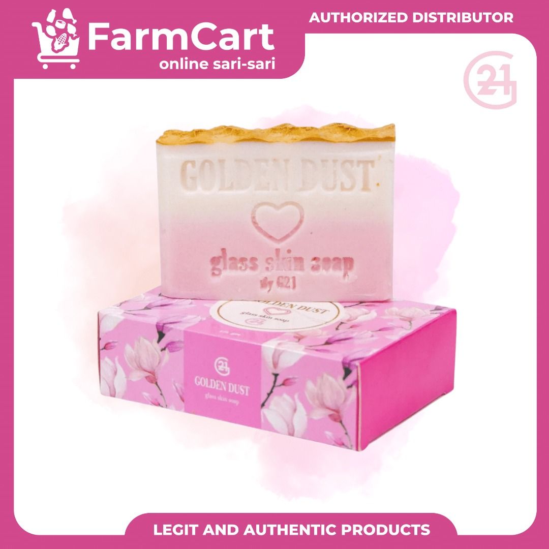 Authentic G21 Golden Dust Glass Skin Soap 135 grams, Beauty & Personal ...