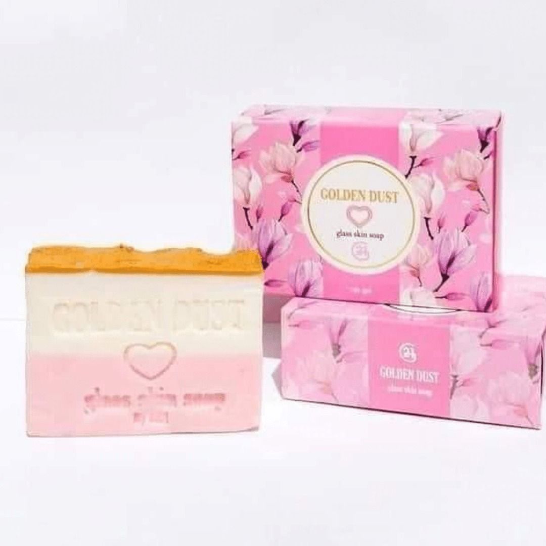 Authentic G21 Golden Dust Glass Skin Soap 135 grams, Beauty & Personal ...