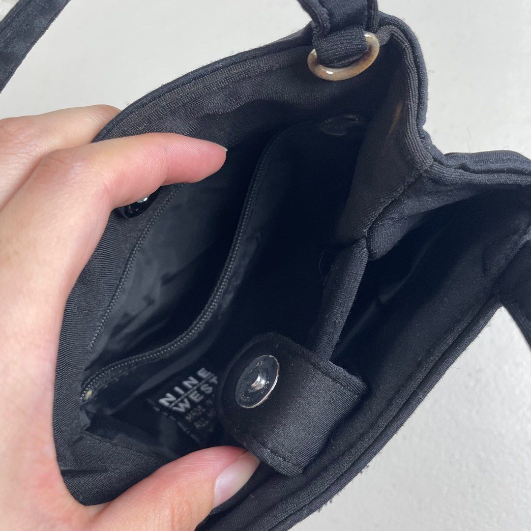 Authentic Nine West Black Bag XS, Women's Fashion, Bags & Wallets ...