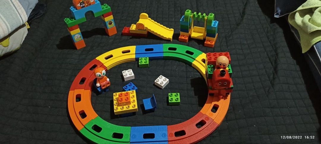BANDAI ANPANMAN World Block (Japanese Version of Lego Duplo) Anpanman ...