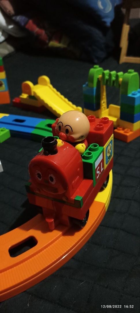 BANDAI ANPANMAN World Block (Japanese Version of Lego Duplo) Anpanman ...