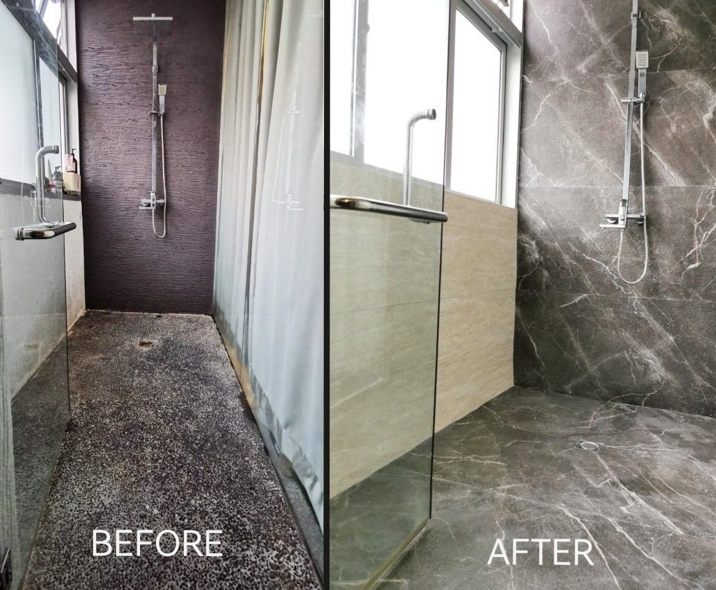 BTO, Condo, Landed Bathroom Tiles Overlay Renovate into Luxurious ...