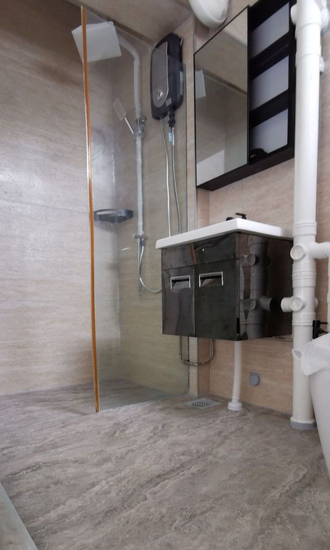 WIN A FREE FEATURE WALL! Bathroom Toilet Tiles Overlay reno for ...