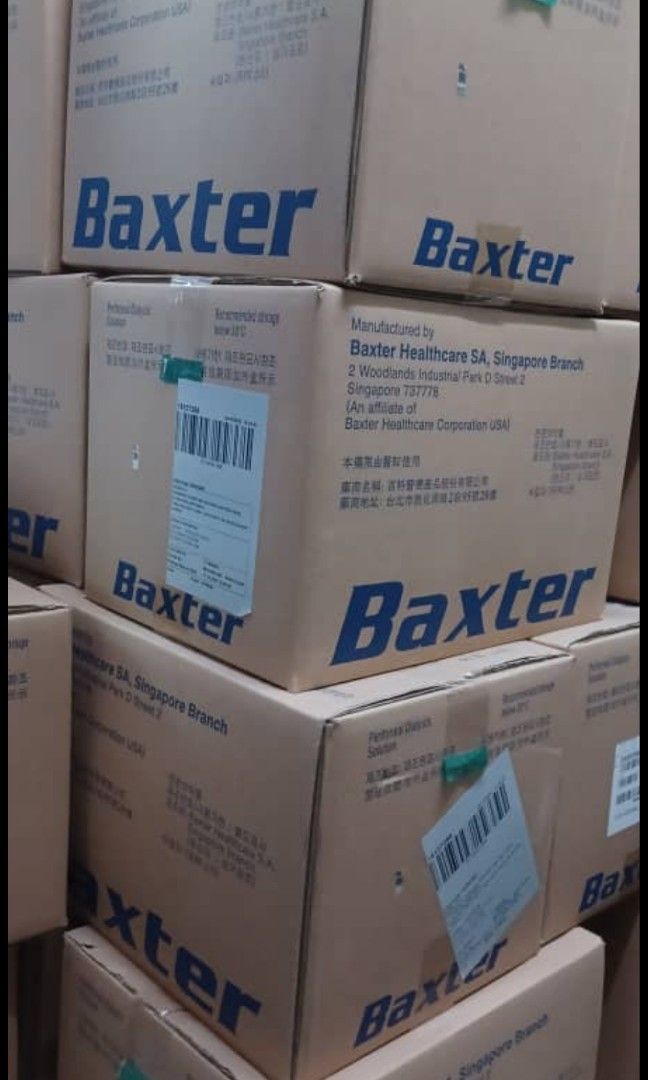 Baxter Dialysis solution, Health & Nutrition, Medical Supplies & Tools ...