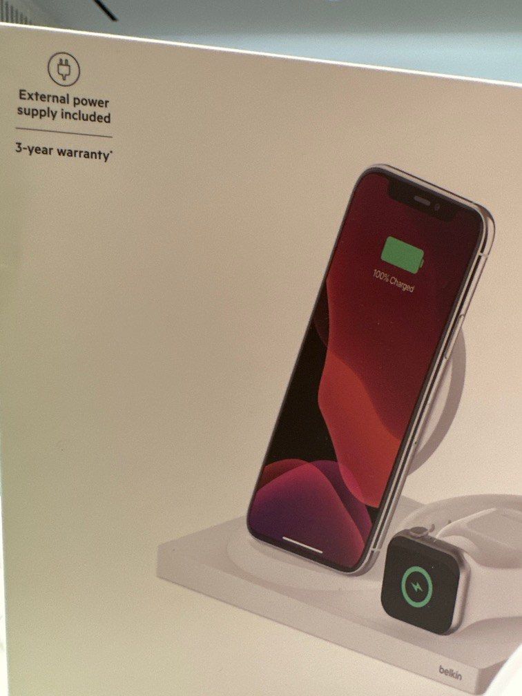 Belkin 3-in-1 Boost Charge Wireless Charger, Mobile Phones & Gadgets ...