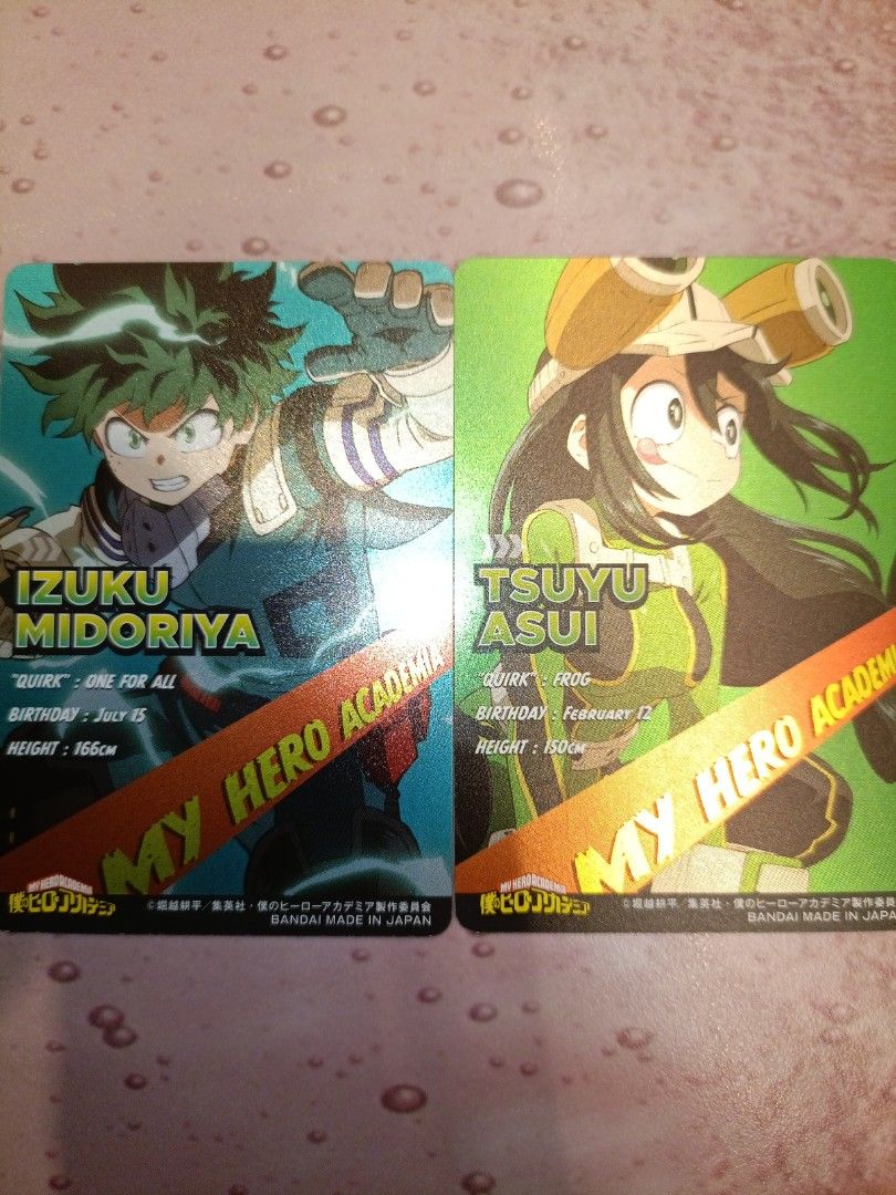 Bnha/mha Cards, Hobbies & Toys, Memorabilia & Collectibles, J-pop on ...