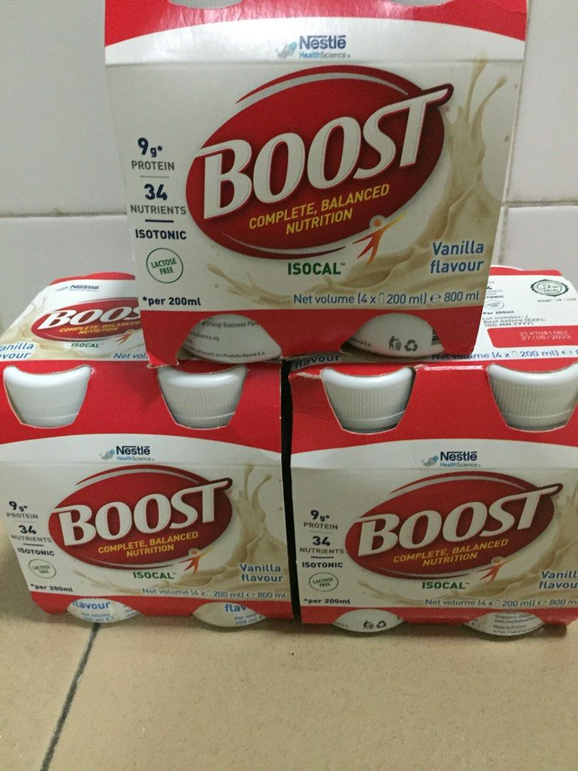 BOOST ISOCAL 200ml (exp 05/2023), Health & Nutrition, Health ...