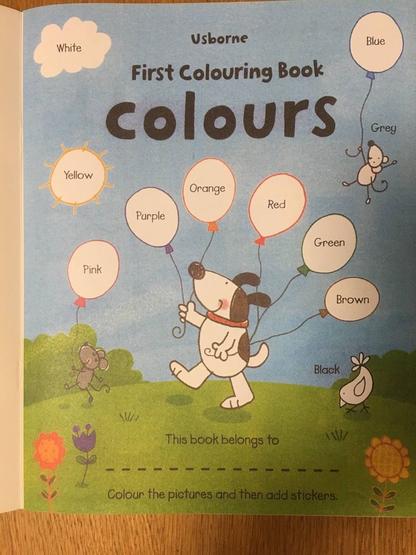 Brand New - (1) First Colouring Book Colours , (2) Trucks & Diggers ...