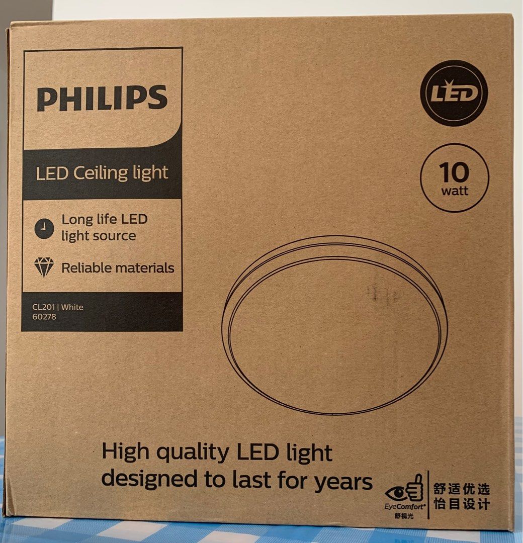 Brand New Philips LED ceiling light, Furniture & Home Living, Lighting ...