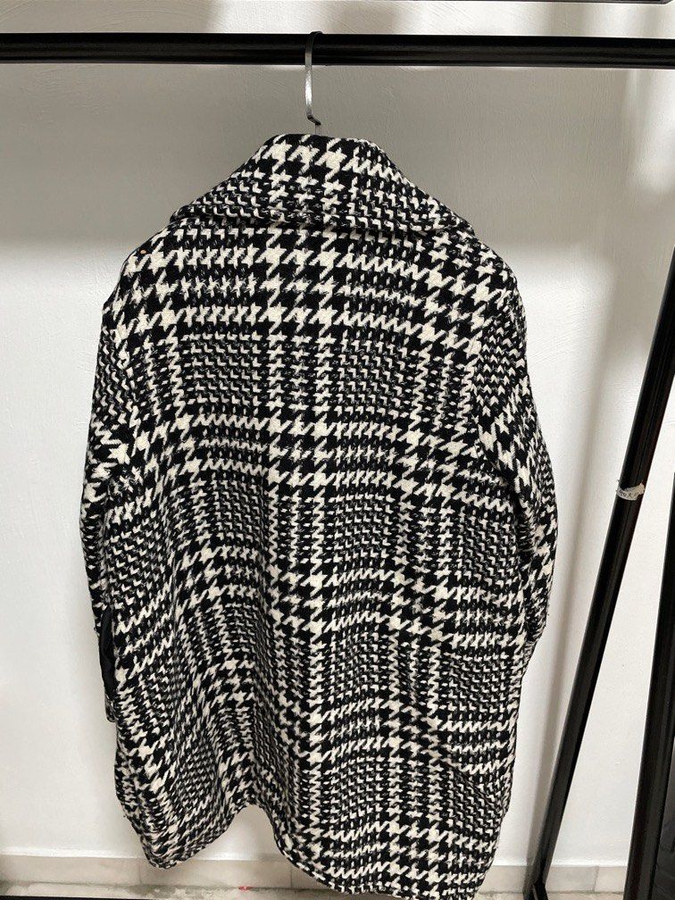 Brand New Tweed Trench Coat, Women's Fashion, Coats, Jackets and ...